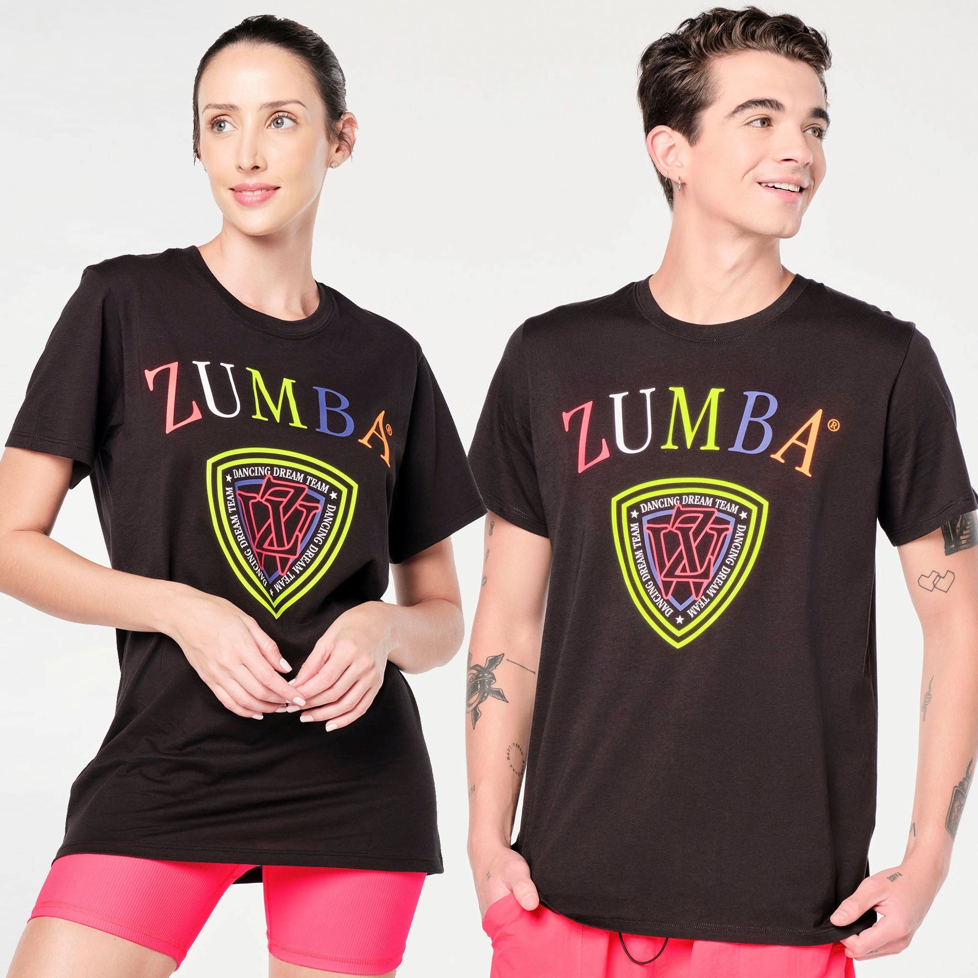 Zumba Prep Crew Neck Tee - Bold Black – Zumba Wear Singapore